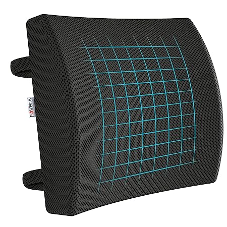 Buy Lumbar Support Memory Foam Cushion - Designed for Back Pain Relief ...